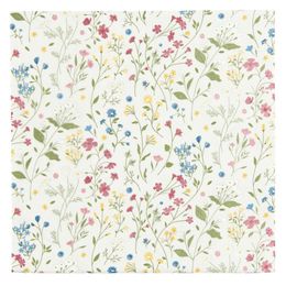 IB Laursen Serviette Bl&uuml;tenmuster 50 Stck 40 cm, Bunt skandinavische Deko Online Shop