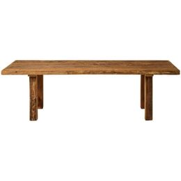 IB Laursen Couchtisch aus Recyclingholz l&auml;nglich UNIKA 150 x 60 x 45 cm skandinavische Deko Online Shop