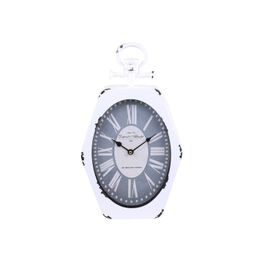 Chic Antique Wanduhr Sechseck H40/L23/B6,5 cm, antik creme skandinavische Deko Online Shop
