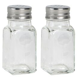 IB Laursen Salz und Pfefferstreuer Set Glas Set aus 2, 3,8x3,8x10 cm skandinavische Deko Online Shop