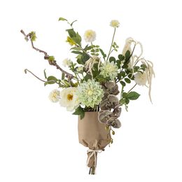 Bloomingville Rise Blumenstrau&szlig;, Wei&szlig;, K&uuml;nstliche Blumen &Oslash; 40xH109 cm skandinavische Deko Online Shop
