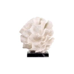 Chic Antique Dekofigur Koralle auf Fuss H19/L16,5/B15,5 cm, antik creme