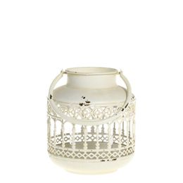 Chic Antique Deko Laterne aus Eisen H&ouml;he 16, &empty; 14 cm