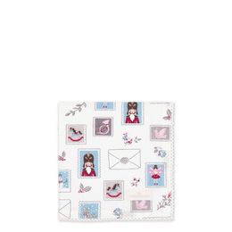 GreenGate Stoffserviette mit Spitze Xmas Letter 40 x 40 cm