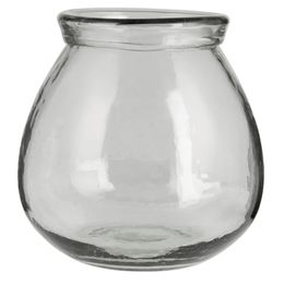 IB Laursen Glas Vase mit gro&szlig;er &Ouml;ffnung, mundgeblasen H&ouml;he 18, &Oslash; 17 cm skandinavische Deko Online Shop