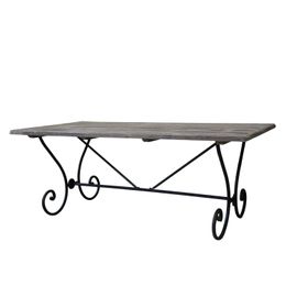 Chic Antique Alter franz&ouml;sischer Tisch 200 x 100 x 77 cm, antique natur