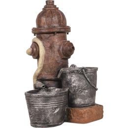 Garden Pleasure Garten-Brunnen HERMES in Stein-Optik 36 x 37 x 63 cm