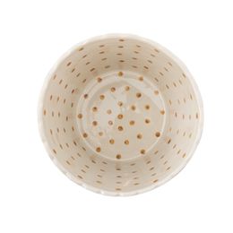 Bloomingville Popcorn Schale Bunt &ndash; Handbemaltes Steingut im Hygge-Stil &Oslash; 17,5xH13,5 cm, 1900 ml skandinavische Deko Online Shop