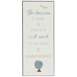 IB Laursen Metallschild The Horizon L13 x B30,5 cm, creme skandinavische Deko Online Shop
