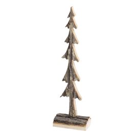 Chic Antique Weihnachtsbaum Aufsteller aus Lindenholz H41/L11/B9 cm, natur