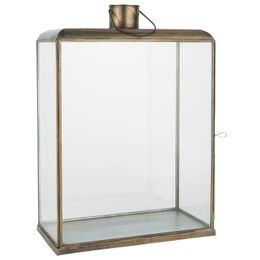 IB Laursen Laterne gro&szlig; l&auml;nglich 33 x 17.5 x 48 cm, messing skandinavische Deko Online Shop