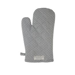 Krasilnikoff Ofenhandschuh Micro Dots grau