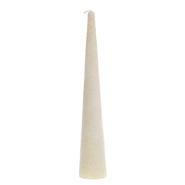 Chic Antique Stumpenkerze Kegel mit Glitzer H25/&Oslash; 4 cm, creme skandinavische Deko Online Shop