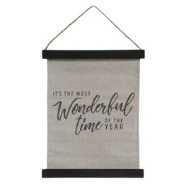 Chic Antique Leinwandbild Wonderful Time H29/L24/B1 cm, antique schwarz skandinavische Deko Online Shop