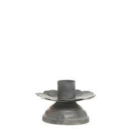 Chic Antique Kerzenst&auml;nder in Blattform f&uuml;r Stabkerzen 4x11x7 cm skandinavische Deko Online Shop