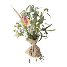 Bloomingville K&uuml;nstlicher Blumenstrau&szlig; Blush, K&uuml;nstliche Blumen &Oslash; 30xH80 cm skandinavische Deko Online Shop