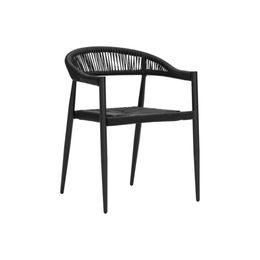 house doctor Gartenstuhl Coon, Schwarz 57 x 57 x 75 cm, Black skandinavische Deko Online Shop