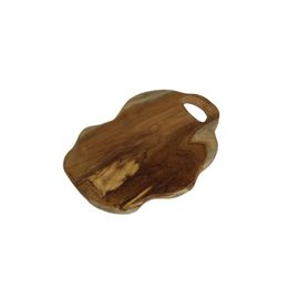 HSM Collection Holztablett Teakholz natur 20x30x2 cm skandinavische Deko Online Shop