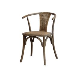 Chic Antique Franz&ouml;sischer Essstuhl Flechtsitz 50 x 45 x 79 cm, natur skandinavische Deko Online Shop