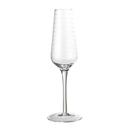 Bloomingville Champagner Glas Fl&ouml;te Alva &Oslash; 7 cm, H&ouml;he 25 cm