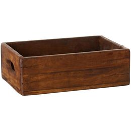 IB Laursen Holz-Kiste mit Griff an jedem Ende UNIKA 30 x 20 x 10 cm