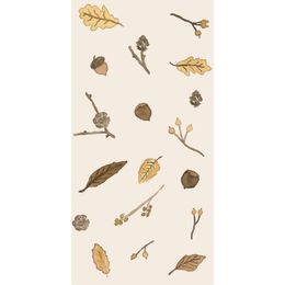 IB Laursen Serviette mit Herbstbl&auml;ttern 16 Stck Herbstbl&auml;tter, 40 x 40 cm