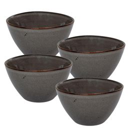 House Nordic Selma Sch&uuml;ssel 4er Set &oslash;15x9 cm
