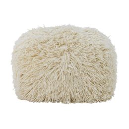 Bloomingville Pouf Lomba Pl&uuml;sch Wolle L80xH45xW80 cm