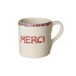 Rice Keramik Becher MERCI &Oslash; 8 cm, H&ouml;he 9 cm skandinavische Deko Online Shop