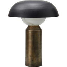 house doctor Tischleuchte, HDBig fellow, Antikes Messing-Finish &Oslash; 13,8/41 cm, H&ouml;he 55 cm