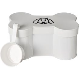 IB Laursen Futterdose in Knochenform mit Messbecher 24 x 15 x 12 cm skandinavische Deko Online Shop