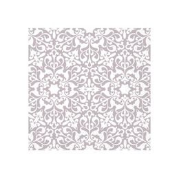 Chic Antique Quadratische Serviette mit Muster L33/B33 cm, braun