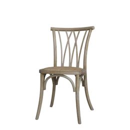 Chic Antique Franz&ouml;sische Esstischstuhl mit Geflechtsitz H89,5/L50,5/B53 cm, natur skandinavische Deko Online Shop