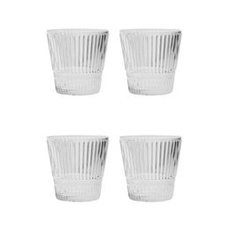 house doctor Wasserglas HDSlots 4er 8.6 cm, &Oslash; 8 cm, 240 ml skandinavische Deko Online Shop