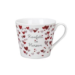 Krasilnikoff Happy Cup Konfetti im Herzen 400 ml