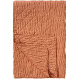 IB Laursen Quilt Oranges Blockmuster aus Baumwolle 180 x 130 cm skandinavische Deko Online Shop