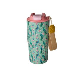 Rice Thermobecher aus Edelstahl Peacock Power 550 ml, &Oslash; 9 cm, H&ouml;he 19,5 cm
