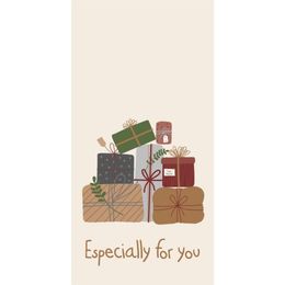 IB Laursen Servietten 10x20 cm Geschenkestapel Especially for you 10 x 20 cm, Packung mit 16 St&uuml;ck