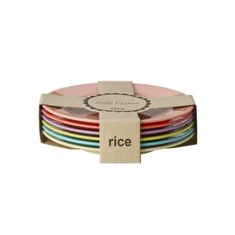 Rice Melamin Kleiner Teller Glory Days 6er &Oslash; 20 cm, H&ouml;he 2 cm skandinavische Deko Online Shop