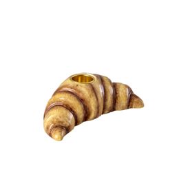 Rice Keramik Kerzenhalter Croissant 12 x 6 x 4 cm, ohne Kerze skandinavische Deko Online Shop
