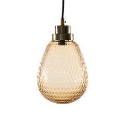 byRoom Bernsteinlampe mit goldener Fassung 16x16x26cm, gold