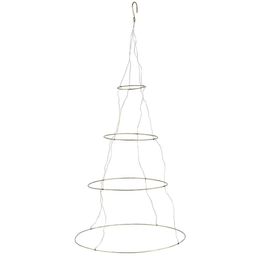 IB Laursen H&auml;nger mit 4 Ringen und Draht H&ouml;he 83, &Oslash; 40 cm