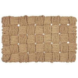 IB Laursen T&uuml;rmatte Ozean mit geflochten Kokosfasern 75 x 45 x 3,7 cm skandinavische Deko Online Shop