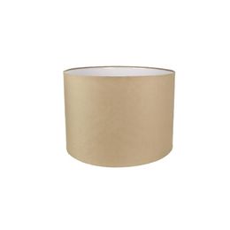 HSM Collection Lampenschirm rund Leinen &oslash;25x18 Sand