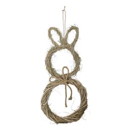 Chic Antique Kaninchen geflochten Wanddeko H&ouml;he 64, L&auml;nge 29, Breite 7 cm skandinavische Deko Online Shop