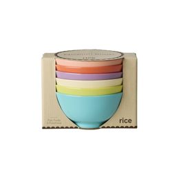 Rice Medium Sch&uuml;sseln Melamin Glory Days 6er 700 ml &Oslash; 15 cm, H&ouml;he 15 cm skandinavische Deko Online Shop