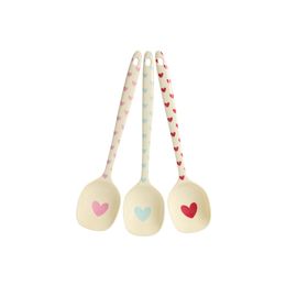 Rice Melamin Kochl&ouml;ffel Favorite Hearts 3er L 30 x B 6,5 cm skandinavische Deko Online Shop