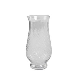 Chic Antique Vase mit Schliff hoch H23/D11 cm, klar skandinavische Deko Online Shop