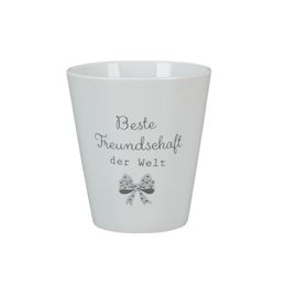 Krasilnikoff Happy Mug, Beste Freundschaft der Welt 330 ml, &Oslash; 8.8, H&ouml;he 10 cm