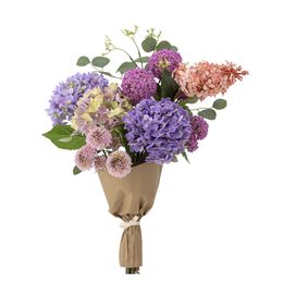 Bloomingville Blumenstrau&szlig; Edge Violett, K&uuml;nstliche Blumen &Oslash; 30xH80 cm skandinavische Deko Online Shop